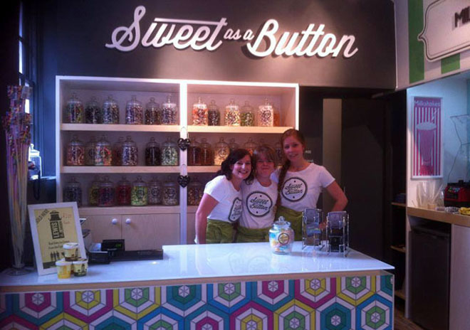 Sweet as a Button - New Barber Sweet Shop Design in Hertfordshire