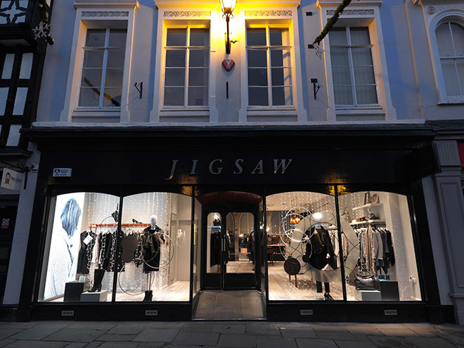 Pictures from our new store design for Jigsaw in Shrewsbury - Retail ...